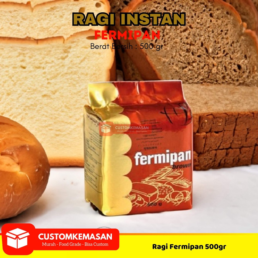 Fermipan Instant Yeast 500gr / Fermipan Yeast / Instant Yeast | Shopee ...