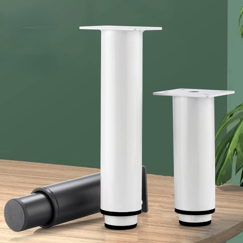 Adjustable Furniture Leg Cold Rolled Steel Black White Table Feet ...
