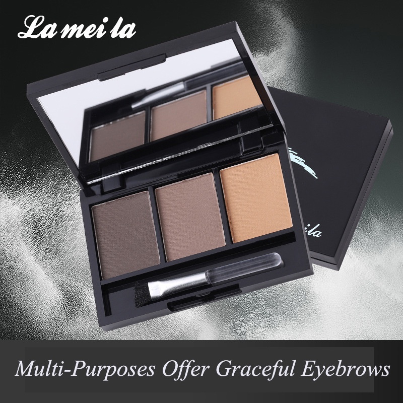 Lameila 3 Colors Eyebrow Powder Waterproof And Sweatproof Long lasting ...