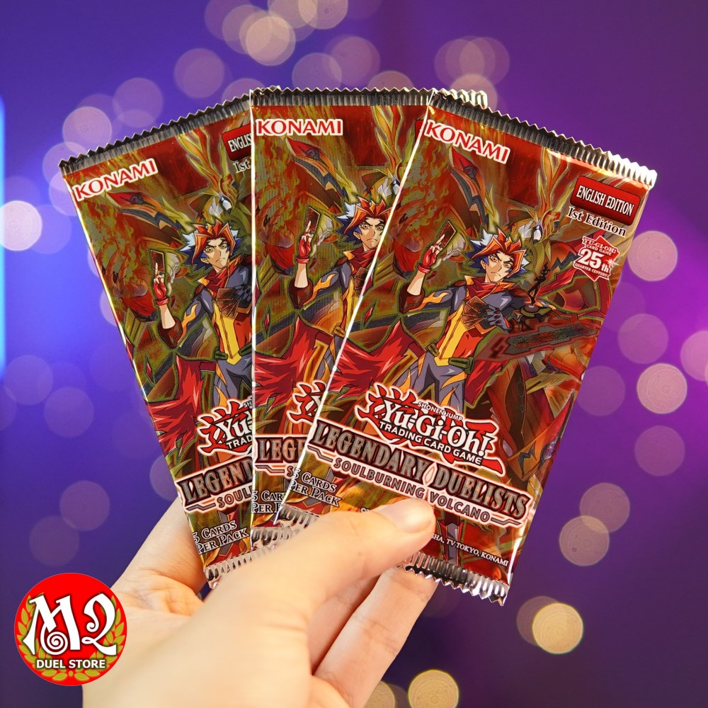 Combo Pack 3 Packs Yugioh Legendary Duelists: Soulburning Volcano ...