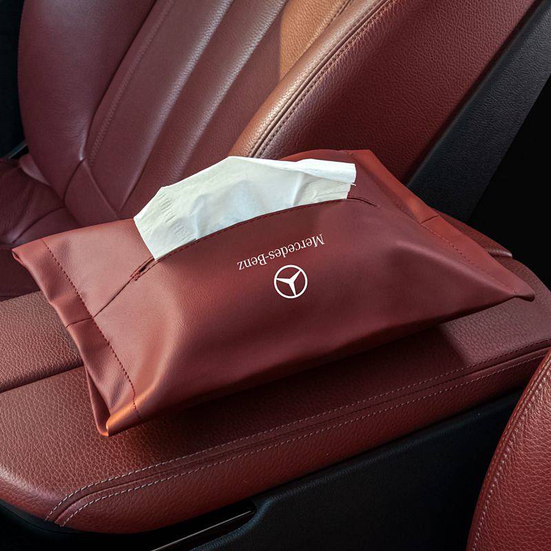 Tissue Box for Car Car Interior Hanging Leather Tissue Box Armrest Box ...