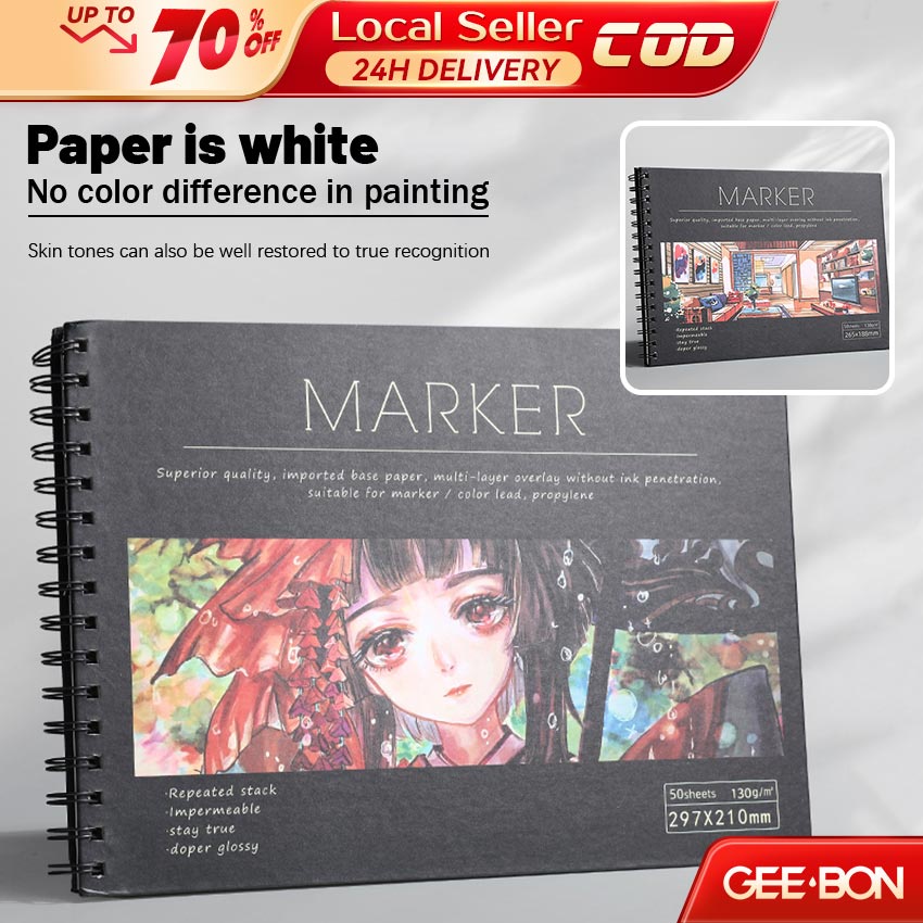 GEEBON Sketch Book Art Painting Drawing Notebook Stationery White Paper ...