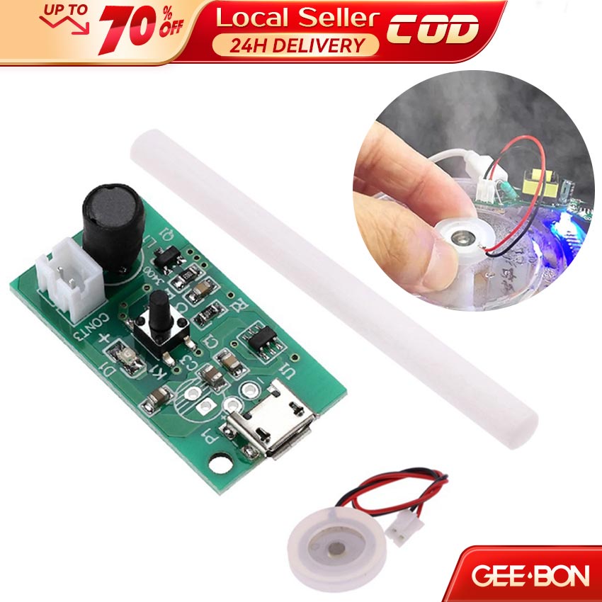 GEEBON Ultrasonic Atomization Maker Mist Atomizer DIY Humidifier with ...