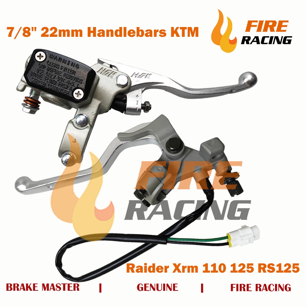 Brake Master 7/8" 22mm Handlebars KTM Cylinder Brake Clutch Lever for Raider Xrm 110 125 RS125 ...