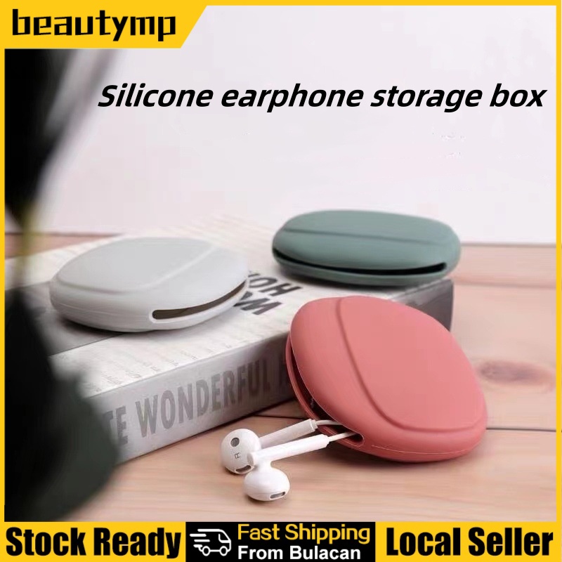 Silicone Earphone Storage Box Multifunctional Portable Silicone ...