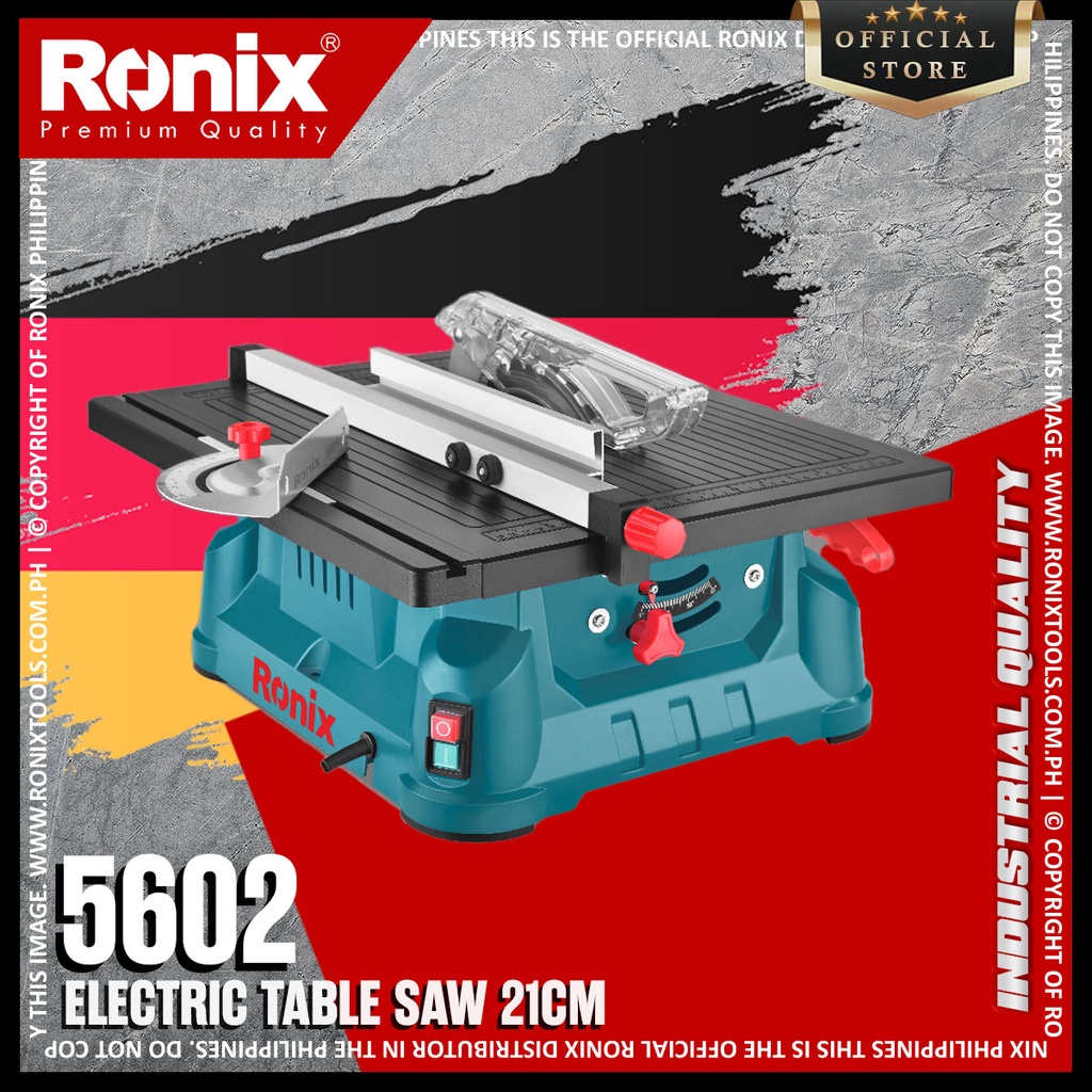 Ronix 5602 Electric Table Saw 21cm 1200W carpentry and woodworking ...