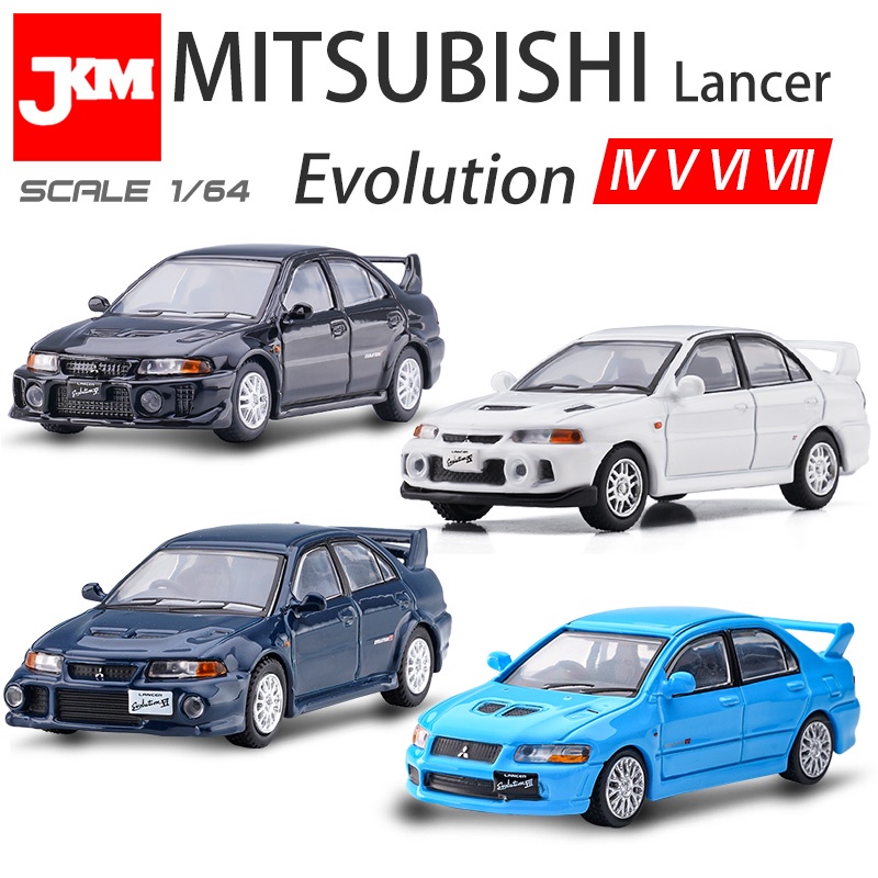JKM 1:64 Mitsubishi Lancer EVO 7 6 5 4 Evolution VII Diecast Model Toy ...