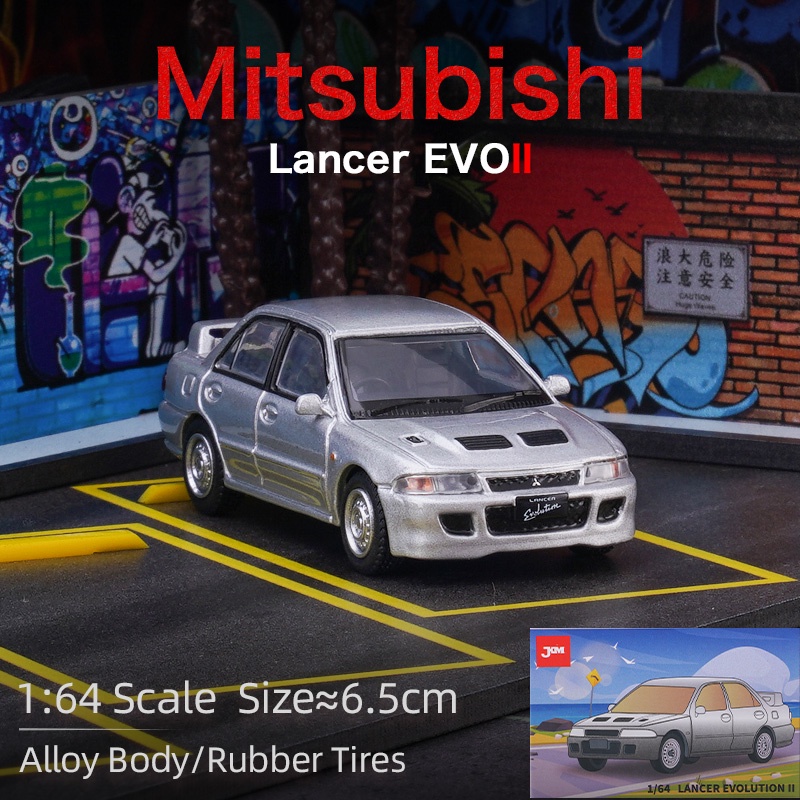 JKM 1:64 Mitsubishi Lancer EVO 7 6 5 4 Evolution VII Diecast Model Toy ...