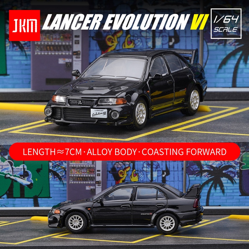 JKM 1:64 Mitsubishi Lancer EVO 7 6 5 4 Evolution VII Diecast Model Toy ...