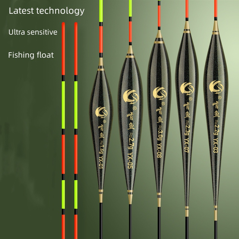 【Stock】Fishing float Long style fishing Shrimp fish Slender tail ...