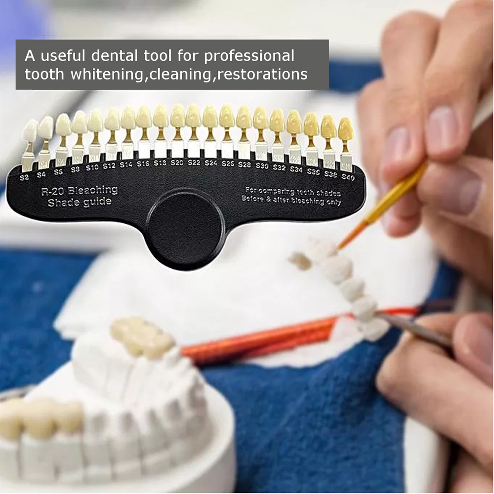 27 Color Teeth Whitening Set 3d Shade Guide Tooth Shade Chart Board
