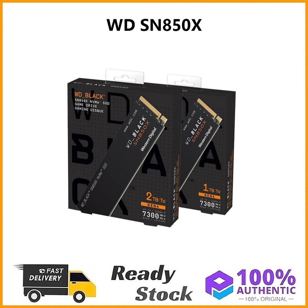 WD Black SN850X 1TB 2TB PCIe Gen4 M.2 NVMe | Shopee Philippines
