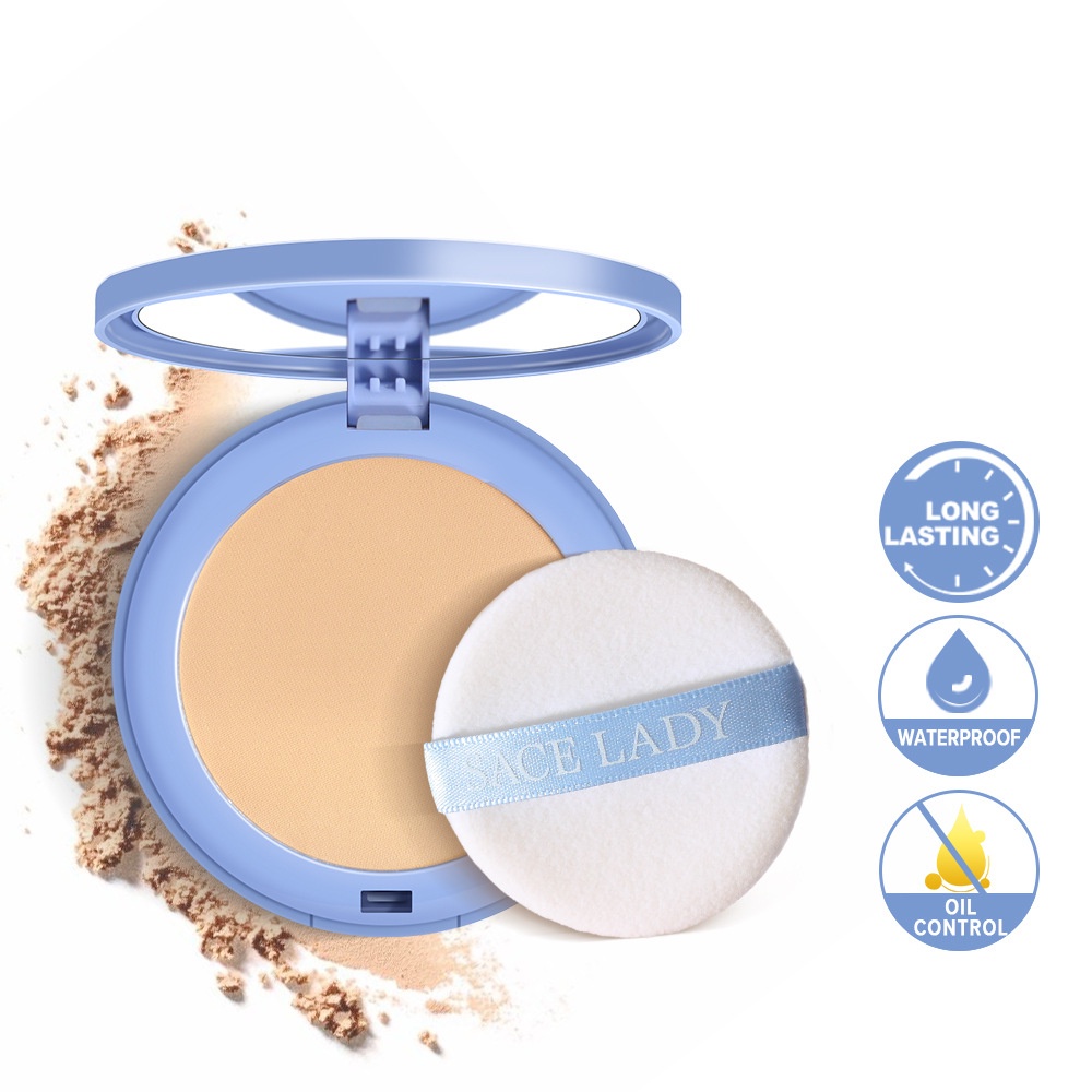 [WITH Express] SACE LADY Pressed Powder 8g Waterproof Oil Control ...