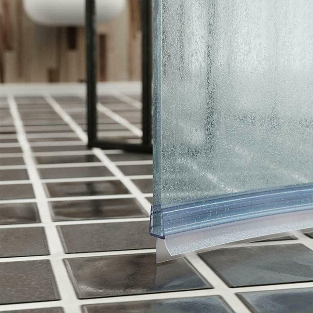 Shower Seal Transparent Water Deflector 2pcs 4-6mm 50cm Shower Door ...