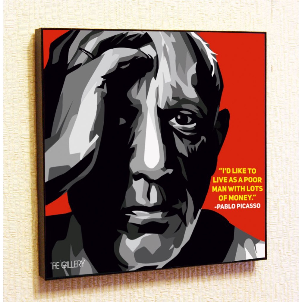 Pablo Picasso Decor Motivational Quotes Wall Decals Pop Art Gifts ...