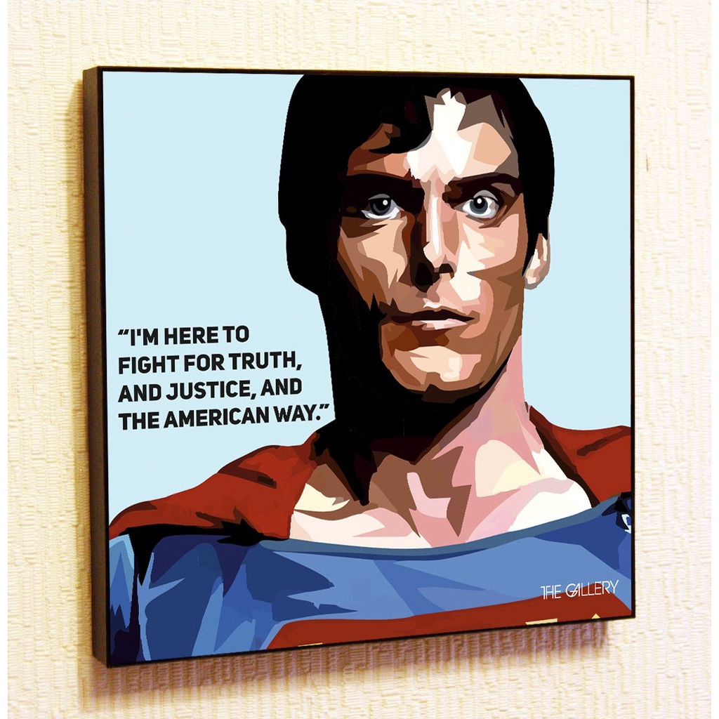 Superman Marvel DC Comics Decor Motivational Quotes Wall Decals Pop Art ...
