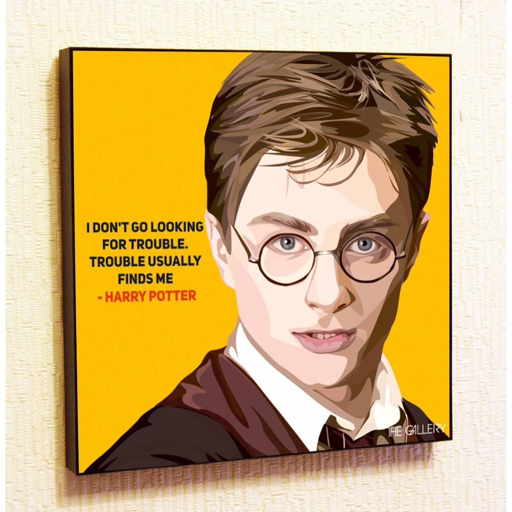 Harry Potter Cinema Artist Actor Decor Motivational Quotes Wall Decals ...