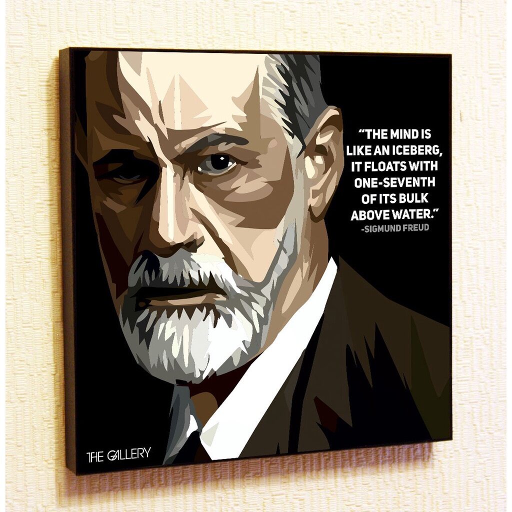 Sigmund Freud Motivational Quotes Wall Decals Pop Art Gifts Portrait ...