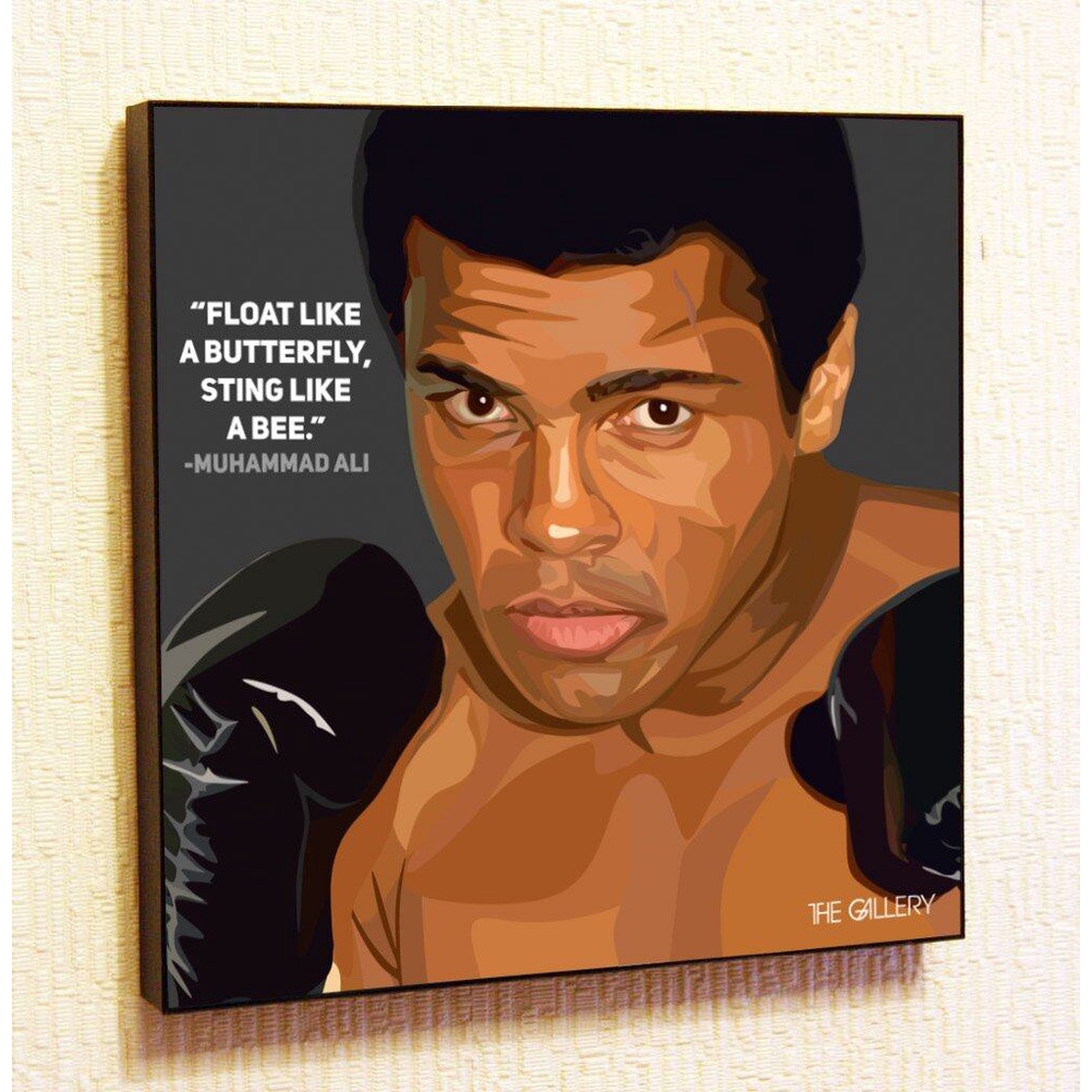 Muhammad Ali Boxing Motivational Quotes Wall Decals Pop Art Gifts ...