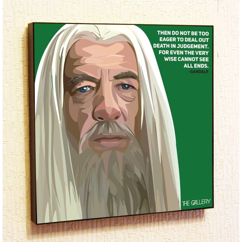Gandalf The God of The Rings Cinema Artist Actor Decor Motivational ...