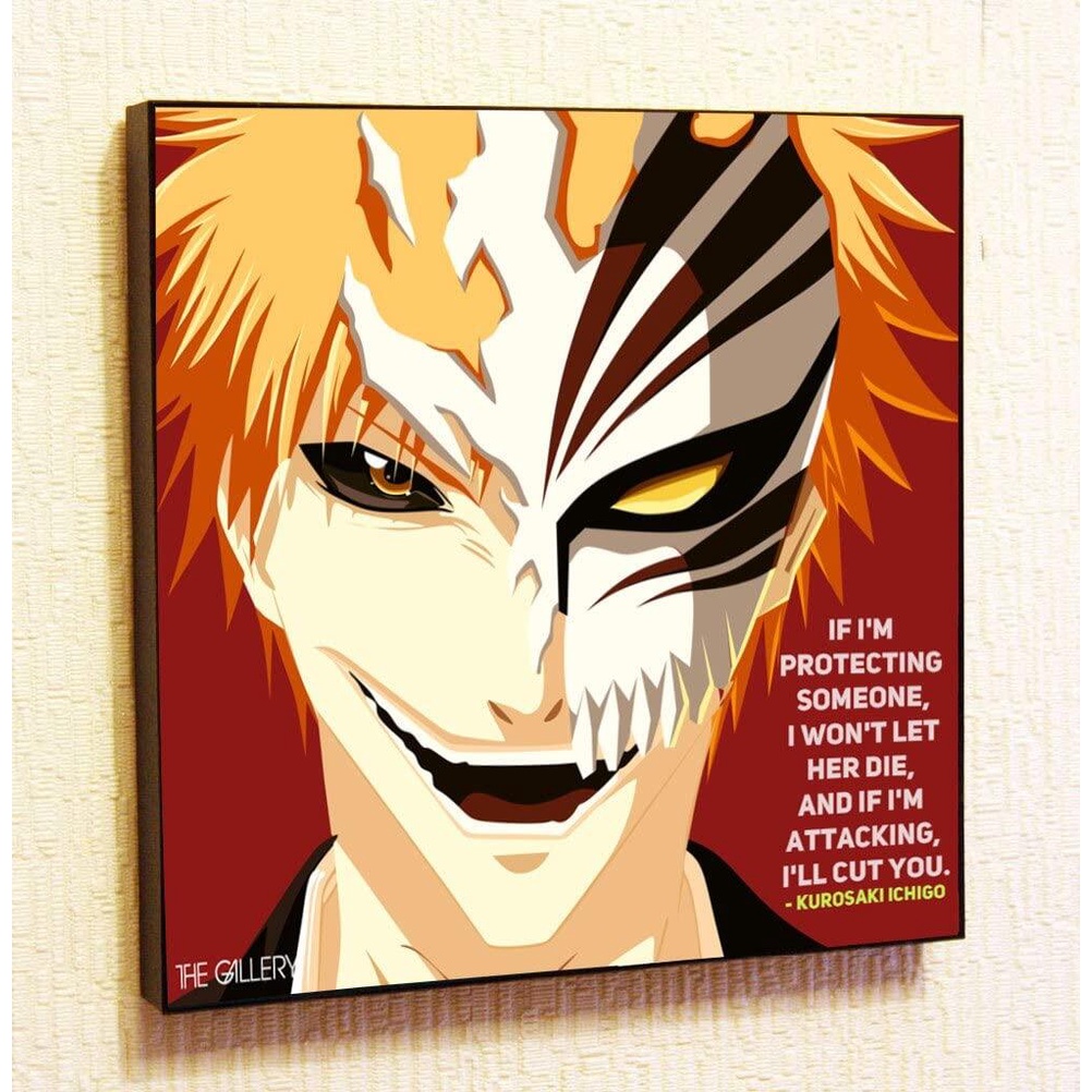 Kurosaki Ichigo Anime Motivational Quotes Wall Decals Pop Art Gifts ...