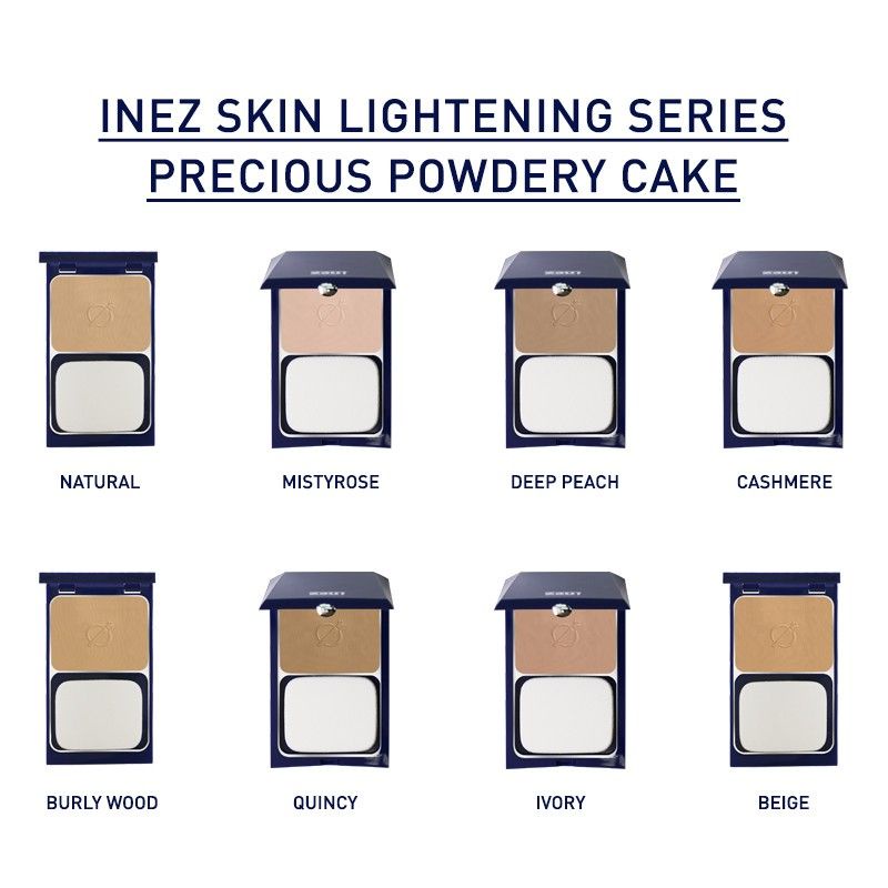 Inez skin lightening series precious powdery cake. | Shopee Philippines