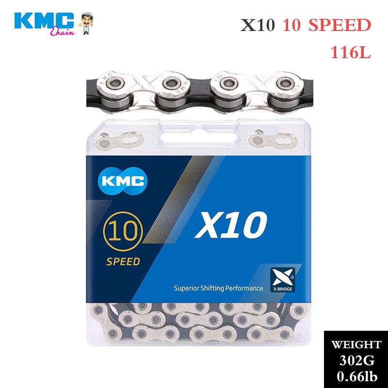 KMC Bike Chain X8 X9 X10 X11 X12 MTB/Road Chain 8v 9v 10v 11v 12v Speed Bike Crankset for ...
