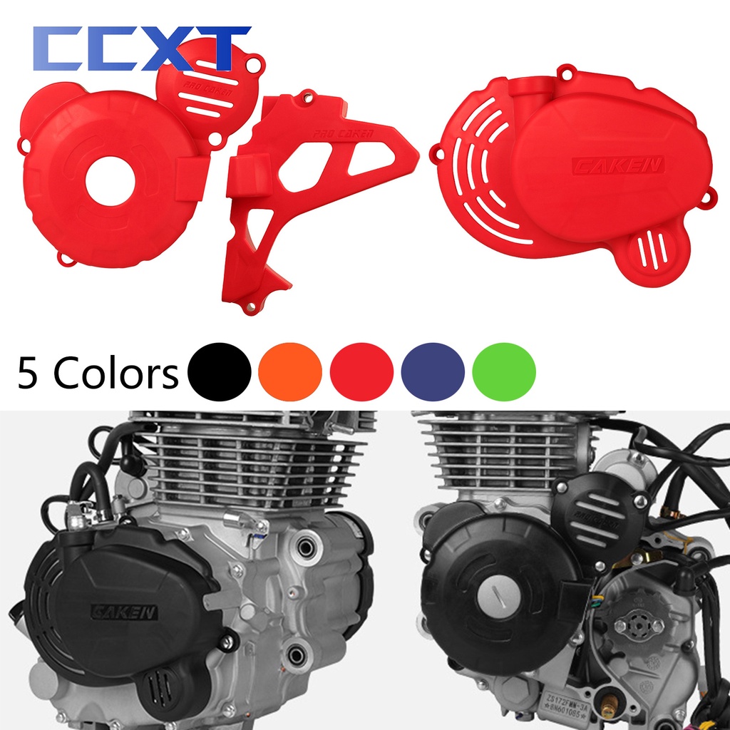 Motorcycle Clutch Guard Water Pump Cover Engine Ignition Protector For ...