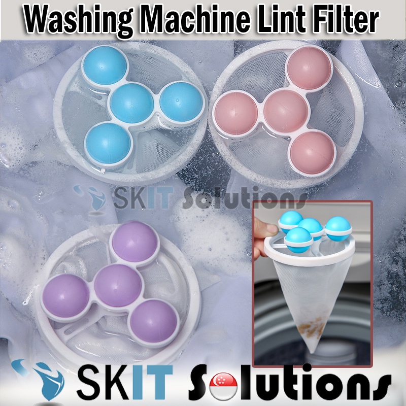 Reusable Washing Machine Lint Filter Bag Laundry Cleaning Protector ...