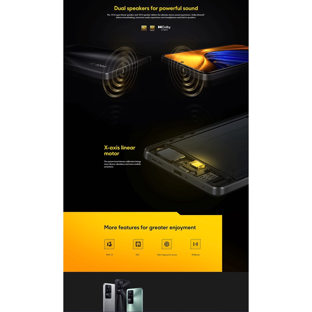 Poco F4 5G Snapdragon 870 Processor 6GB+128GB / 8GB+256GB 64mp Camera ...