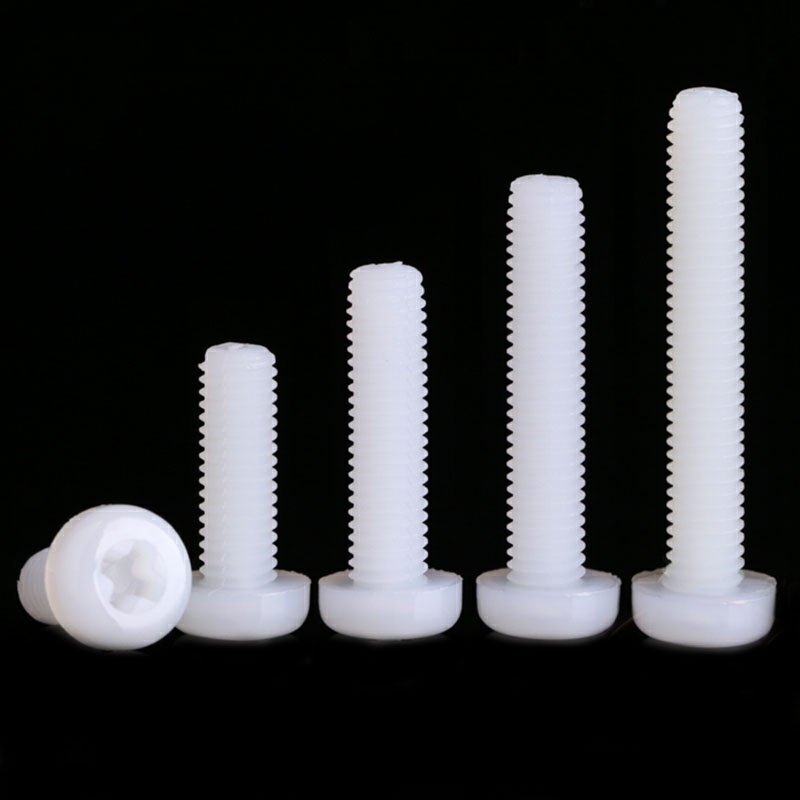M2 M2.5 M3 M4 M5 M6 nylon plastic Phillips round bolt head pan head ...