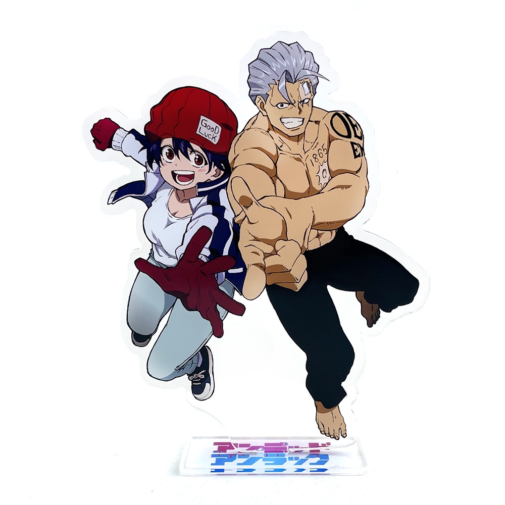 Undead Unluck Izumo Fuuko Andy couple acrylic stand figure model plate ...