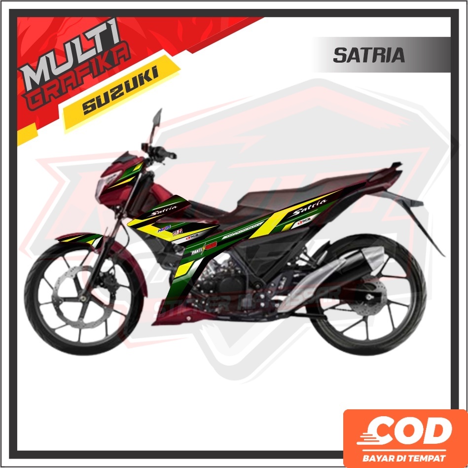 Suzuki SATRIA FU NEW Series B Motorcycle Decal Striping Sticker ...