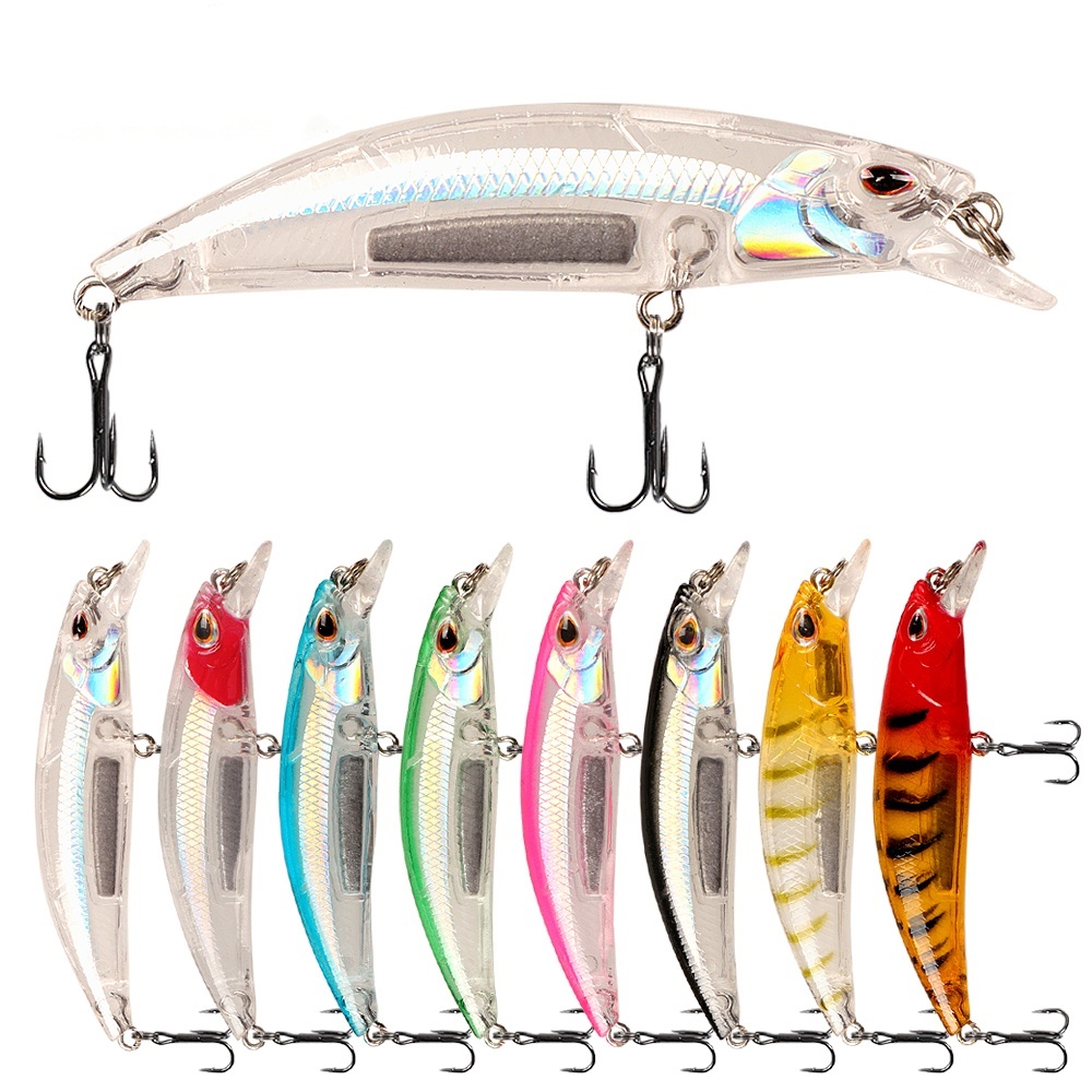Fishing Gear 6.5cm/6.5g Sinking Minnow Fishing Lure Water Long Throw ...