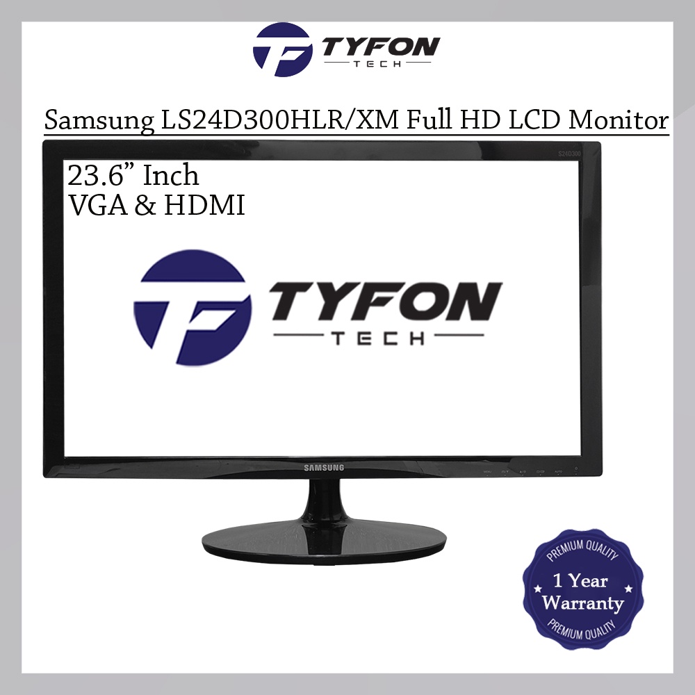 Samsung 23.6" Inch Widescreen Full HD LED Backlit LCD Monitor ...