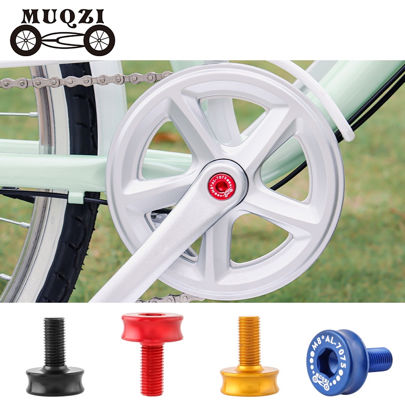 MUQZI 2PCS Bike Square Taper Bottom Bracket Screw M8 Aluminum Alloy ...