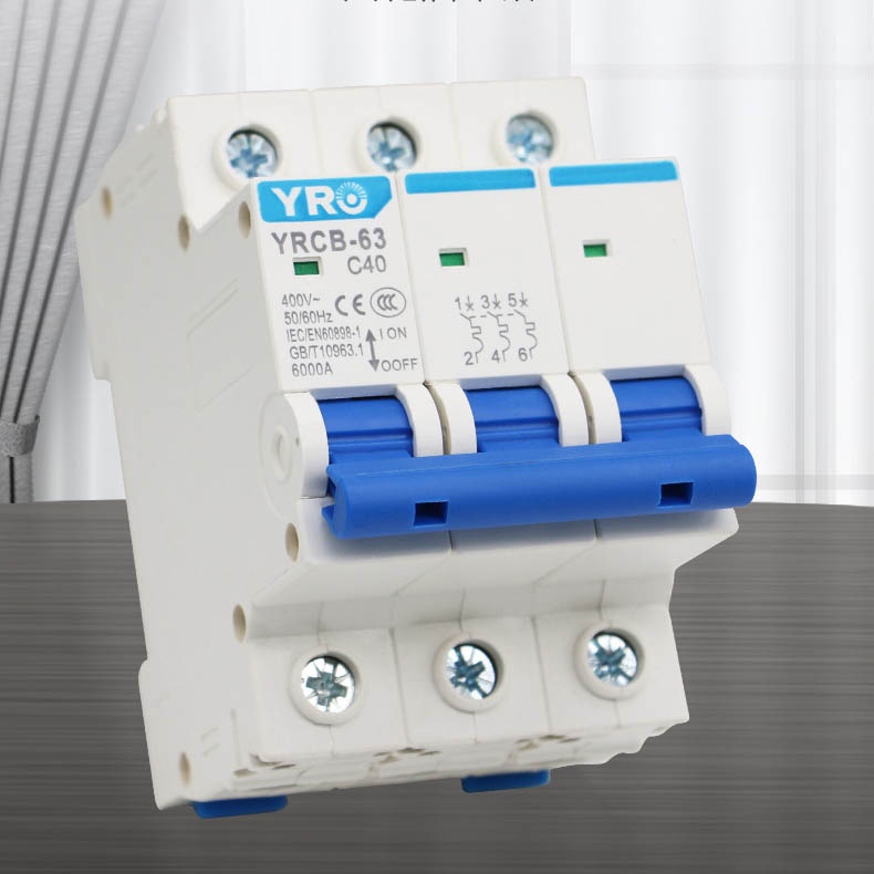 High Performance RISIN 2P AC MCB 6KA 400V Miniature Circuit Breaker 3A 6A 10A 16A 20A 25A 32A ...