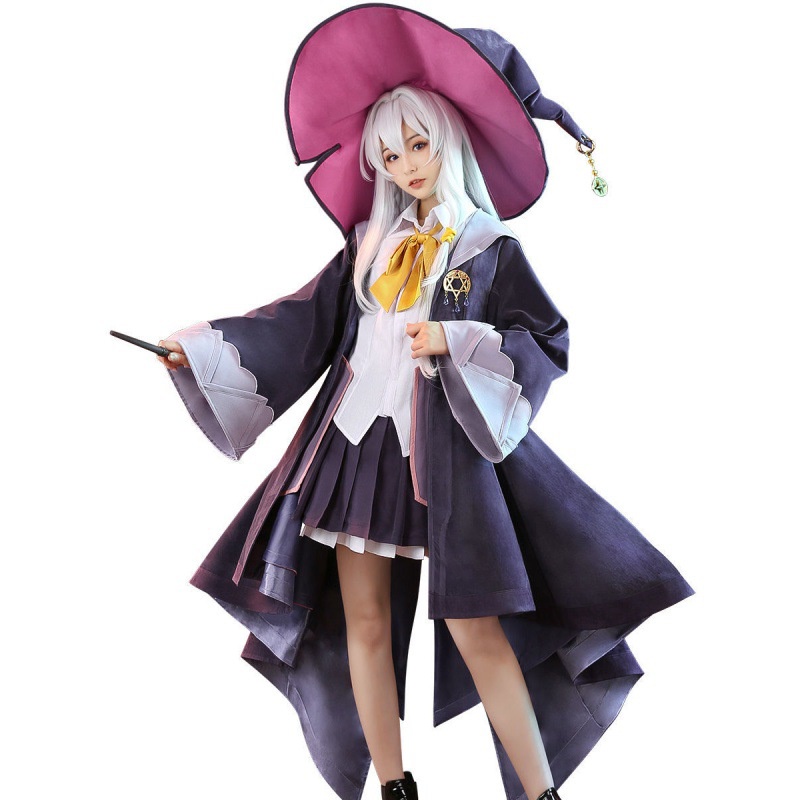 Women Wandering Witch The Journey of Elaina Cosplay Costume Anime ...