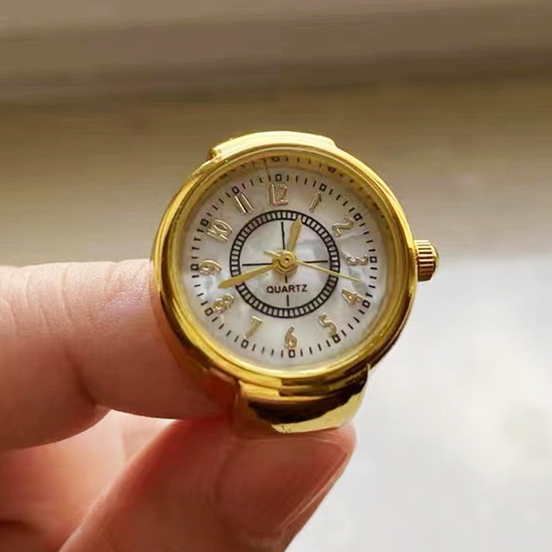 Trendy Finger Movable Pointer Simulation Watch Rings for Woman Man ...