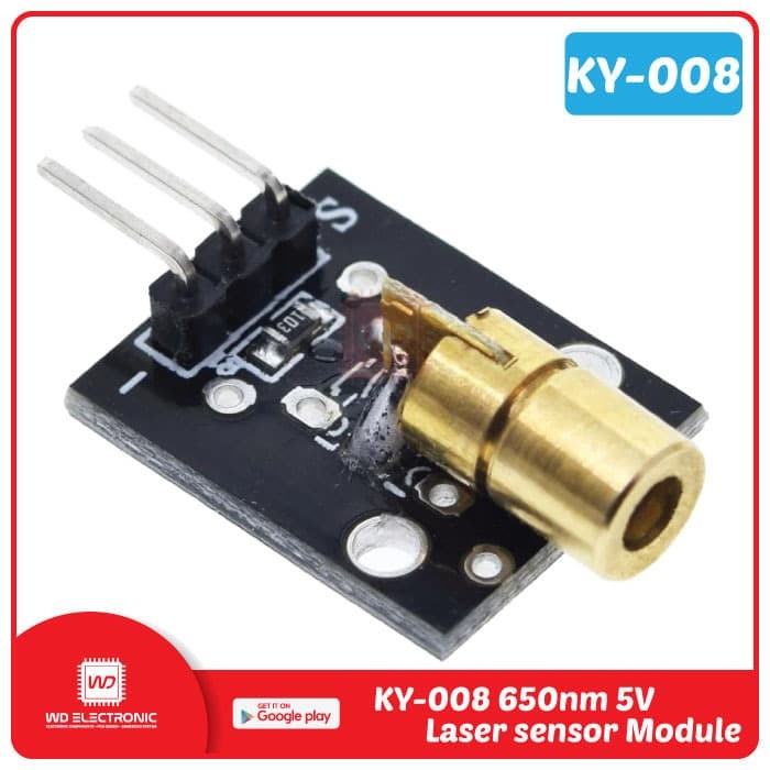 Ky-008 LASER DIODE LASER MODULE LASER MODULE 650NM 5V DC -LT11 | Shopee Philippines
