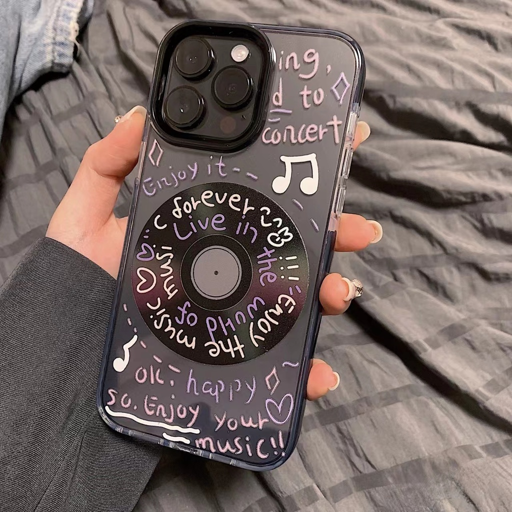 Huiwanju personalized CD records for iPhone14 mobile phone case cute ...
