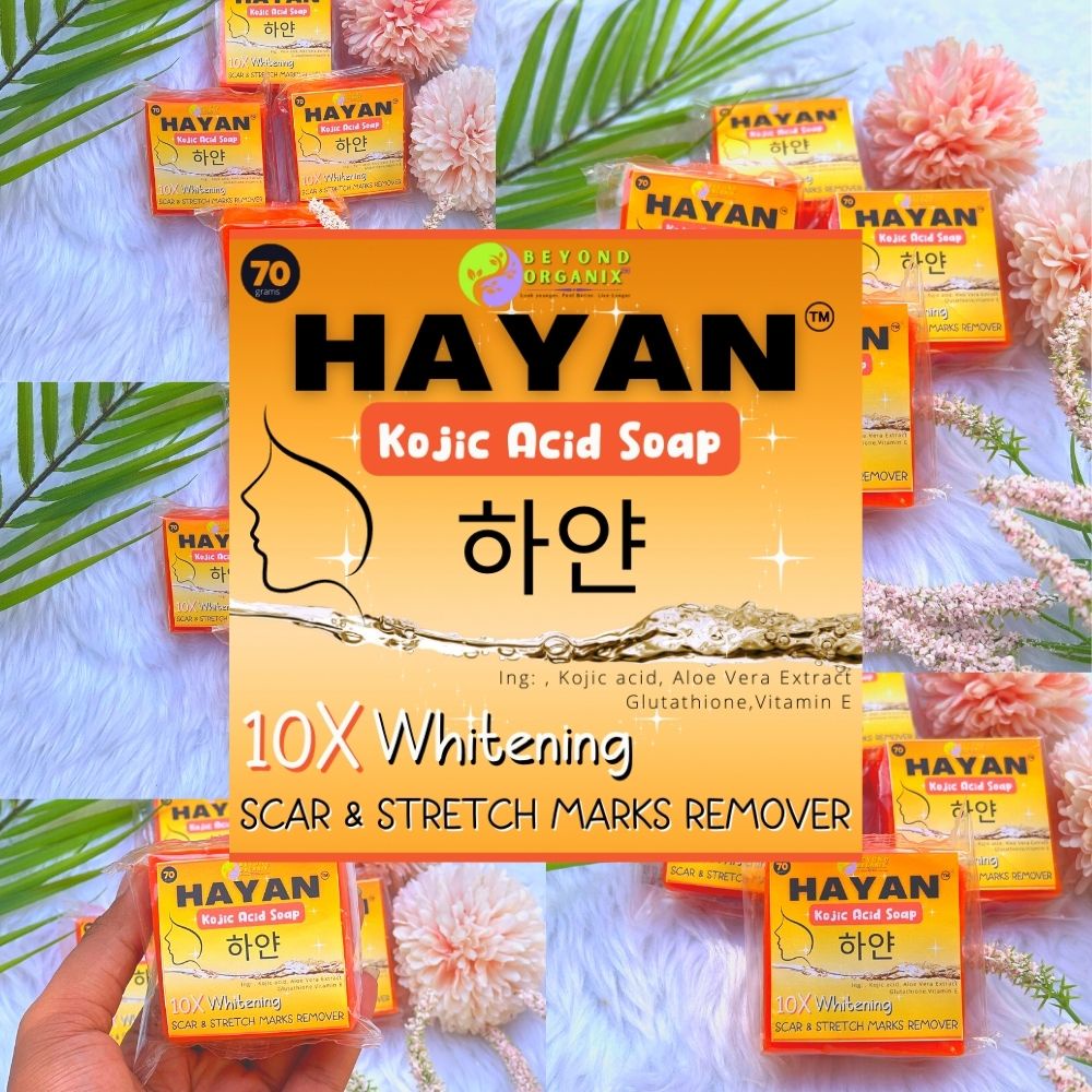 HAYAN KOJIC ACID SOAP 10x SKIN WHITENING (remove dark spots and ...