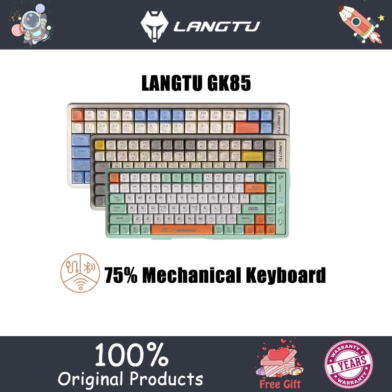 Langtu GK85 Wireless 85 Key RGB Mechanical Keyboard | Shopee Philippines
