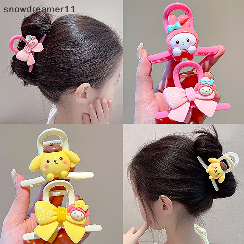 Snph Kawaii Sanrio Shark Clip Cute Kuromi My Melody Cinnamoroll Anime ...