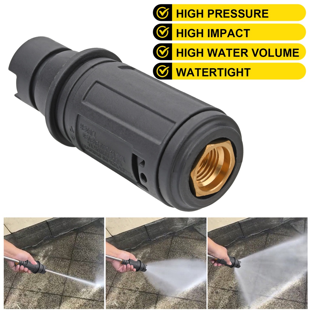 Adjustable Nozzle High Pressure Water 1/4 Quick Connector High Adapter ...