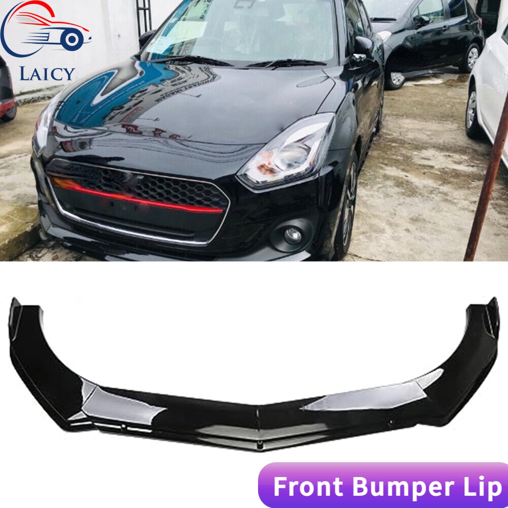 LANTOP For Suzuki Swift 1989-2020 Car Front Bumper Chin Lip Spoilers ...