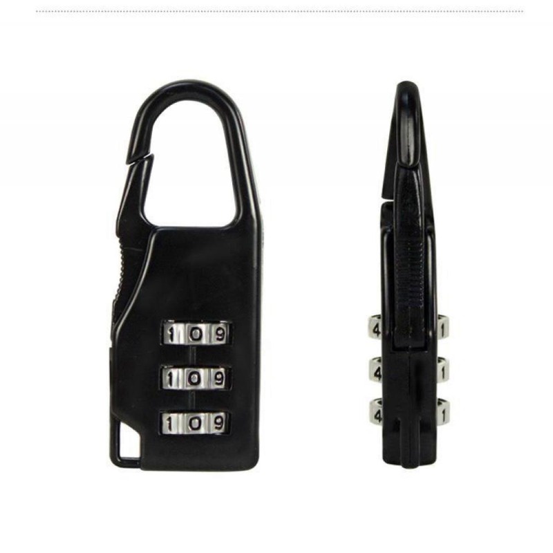 Dial Digits Code Number Password Combination Padlock Safety Travel Security Lock Bags Luggage