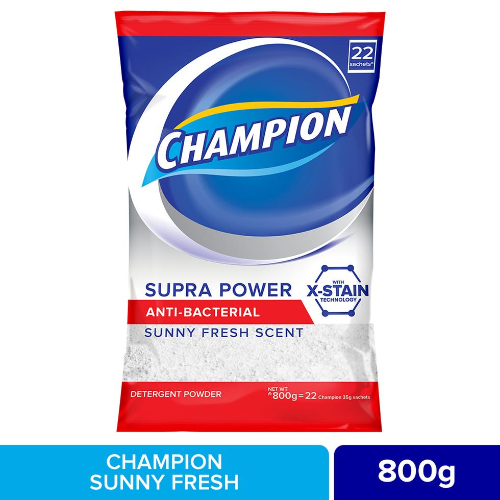 Lazycart 800g Champion Laundry Detergent Powder Sunny Fresh - Elevate ...