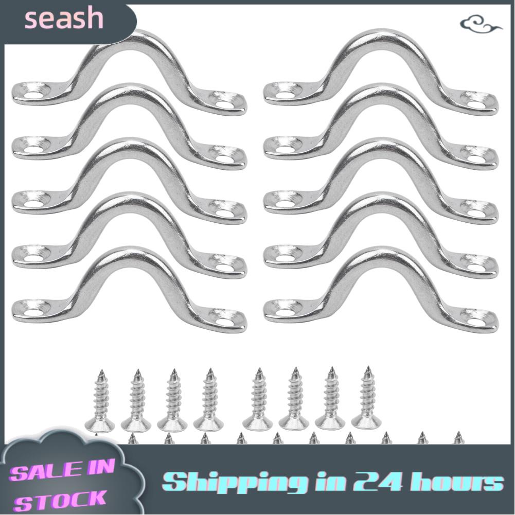 Seashorehouse Kayak Deck Loops Stainless Steel Pad Eyes Boat Top Eye ...