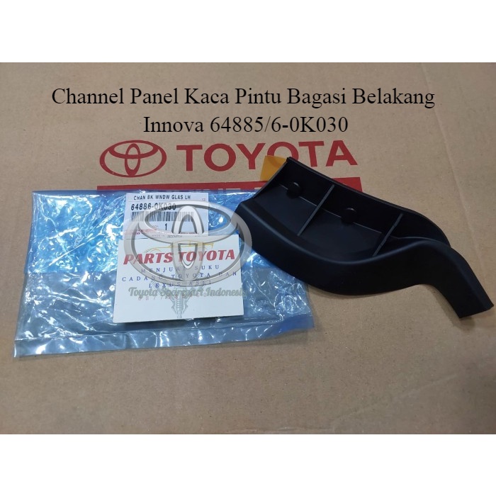Rear Trunk Door Glass Panel Channel Innova 6488/6-0K030 100% Original ...